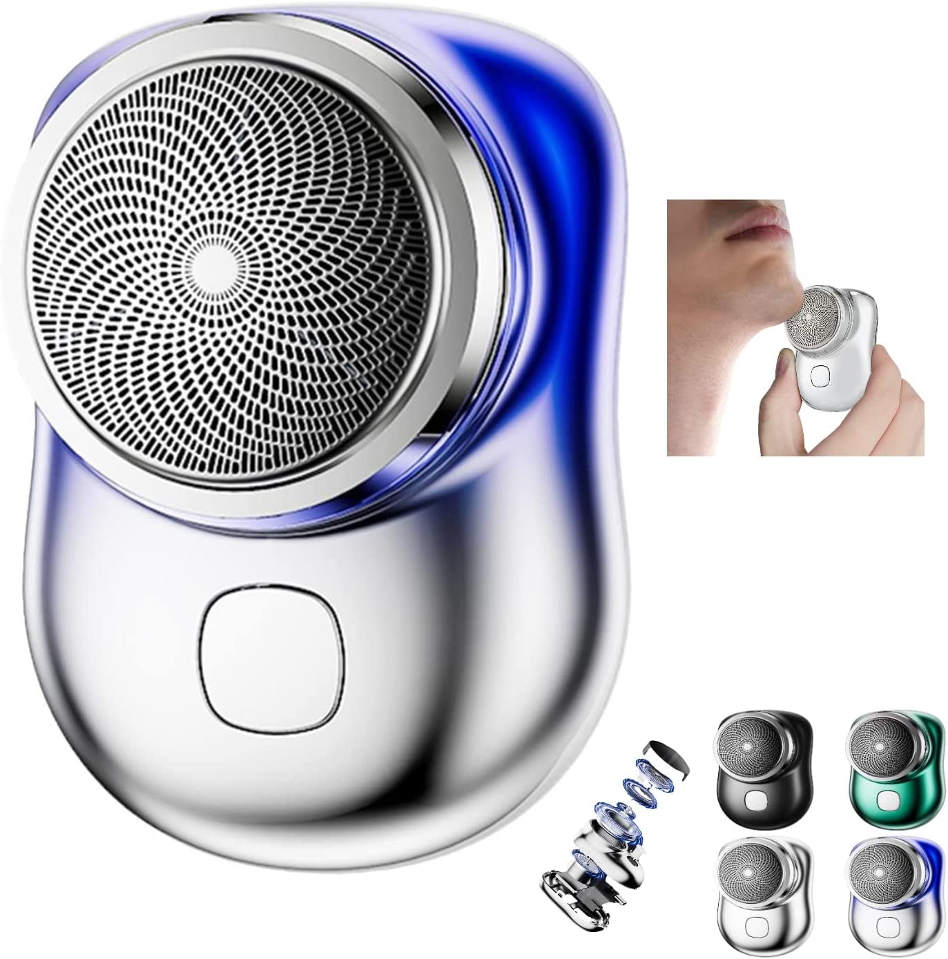 Shaver, Mini Shaver, Pocket Size Portable Electric Shavers for Men ...
