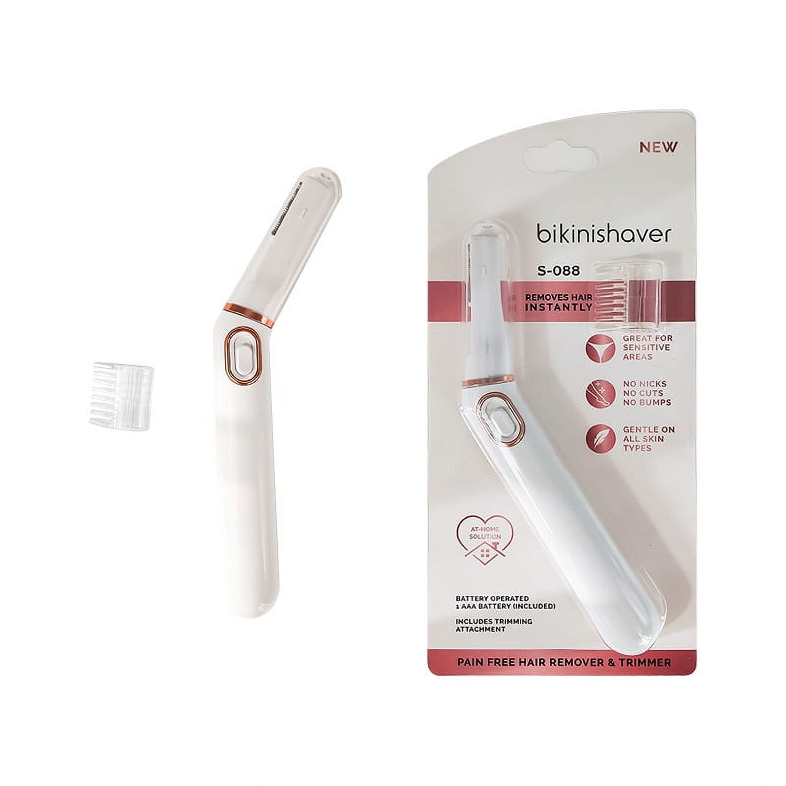 Shaver and Trimmer Hair Remover for Women, Dry Use Electric Razor ...