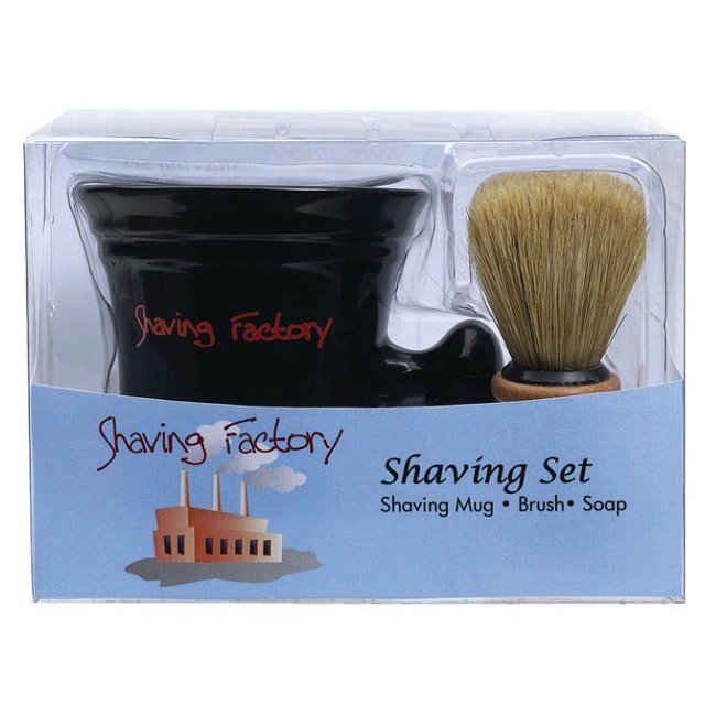 Shaving Factory Shaving Set, White - Walmart.com