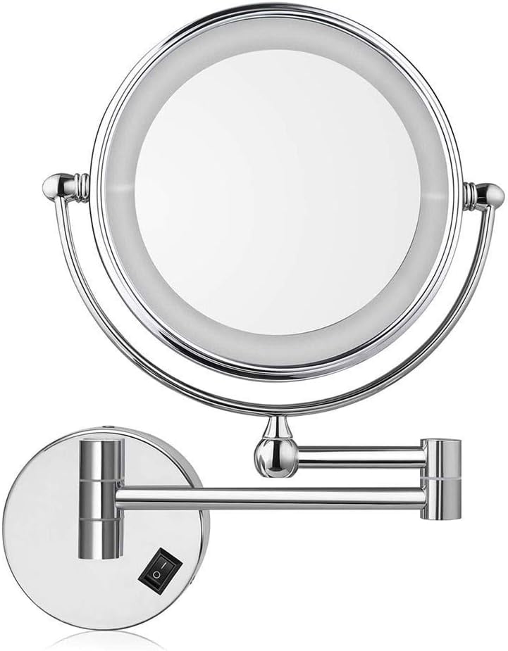 Shaving Mirrors Wall Mounted Make Up Mirror 10X Magnifying for Hotel ...