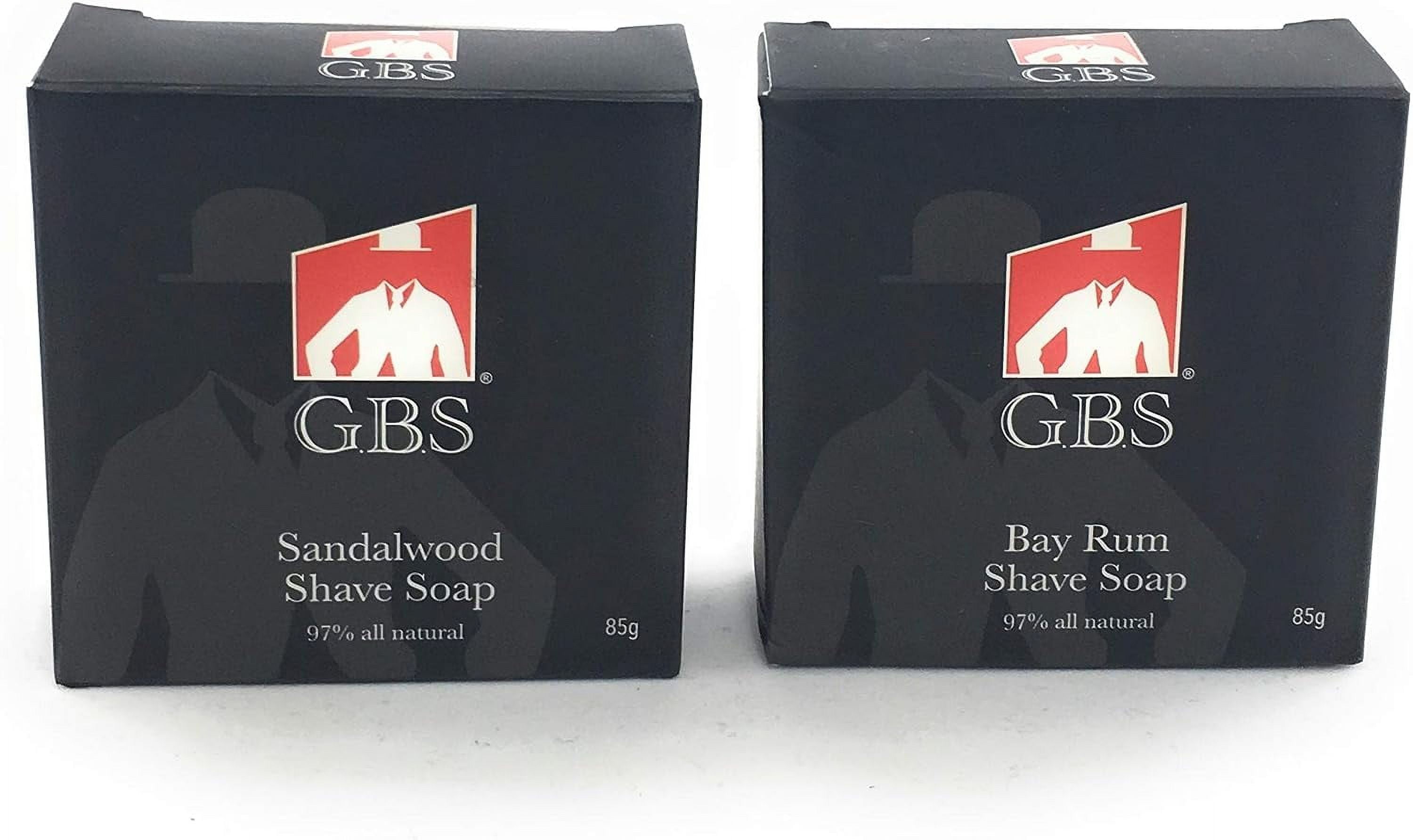 Shaving Soap Set- Sandalwood Shaving Soap, Bay Shaving Soap, Stainless ...