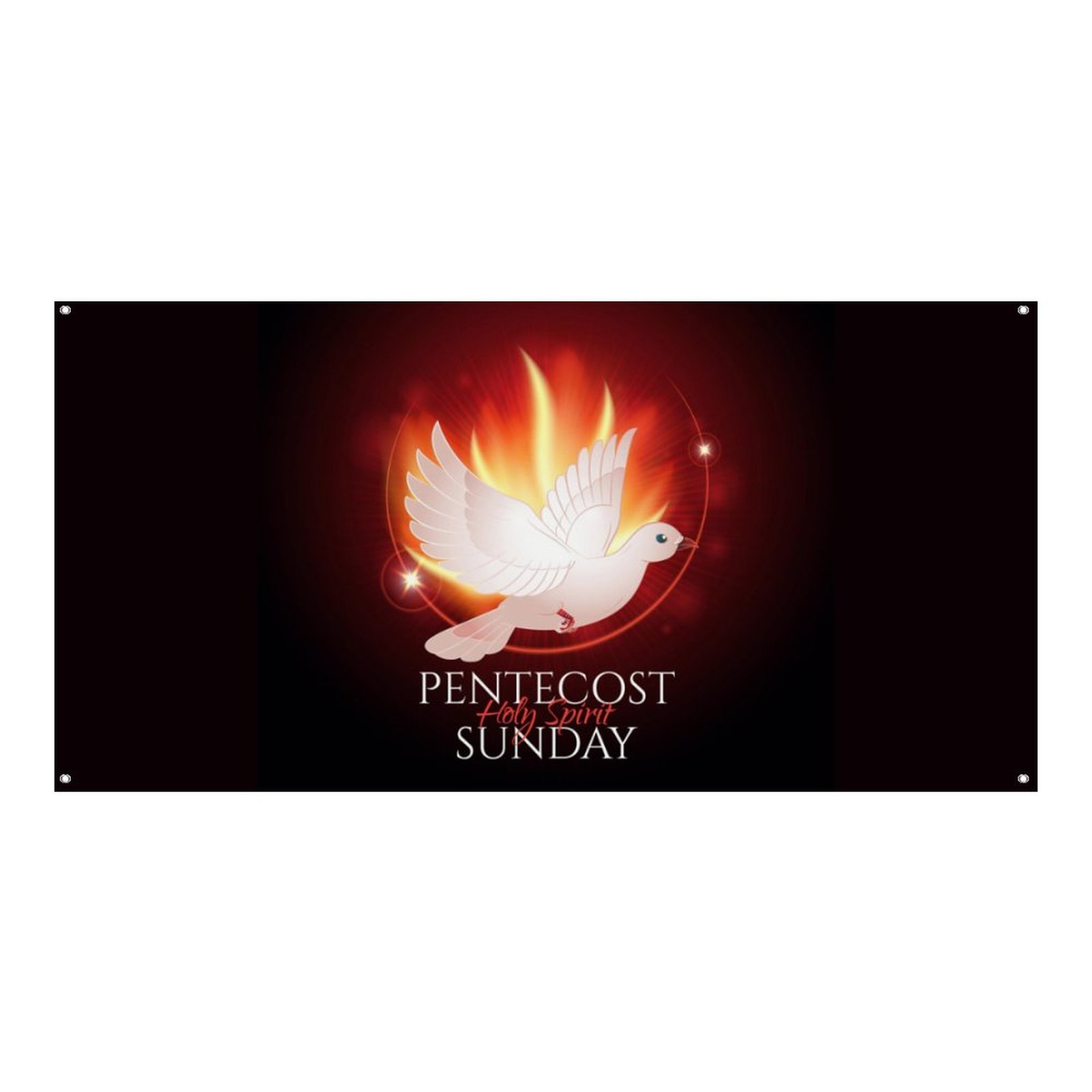 Shavout Pentecost Banners Flag Hanging Backdrop Sign Wall Decoration ...