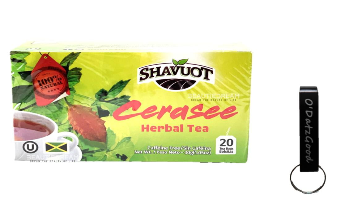 Shavuot Cerasee Tea 20 Tea Bags (30g) Pack of 1 Packaged w/ ODatzGood - Walmart.com