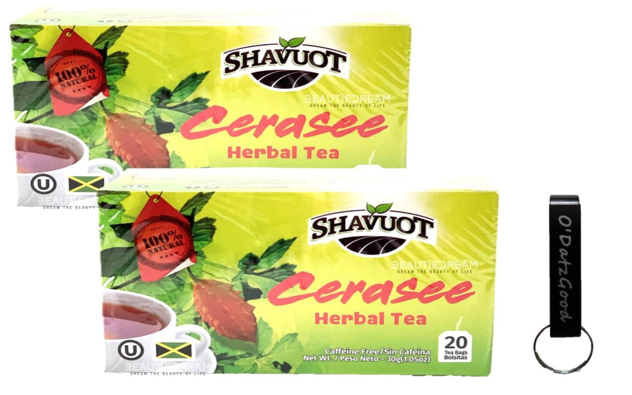 Shavuot Cerasee Tea 20 Tea Bags (30g) Pack of 2Packaged w/ ODatzGood ...