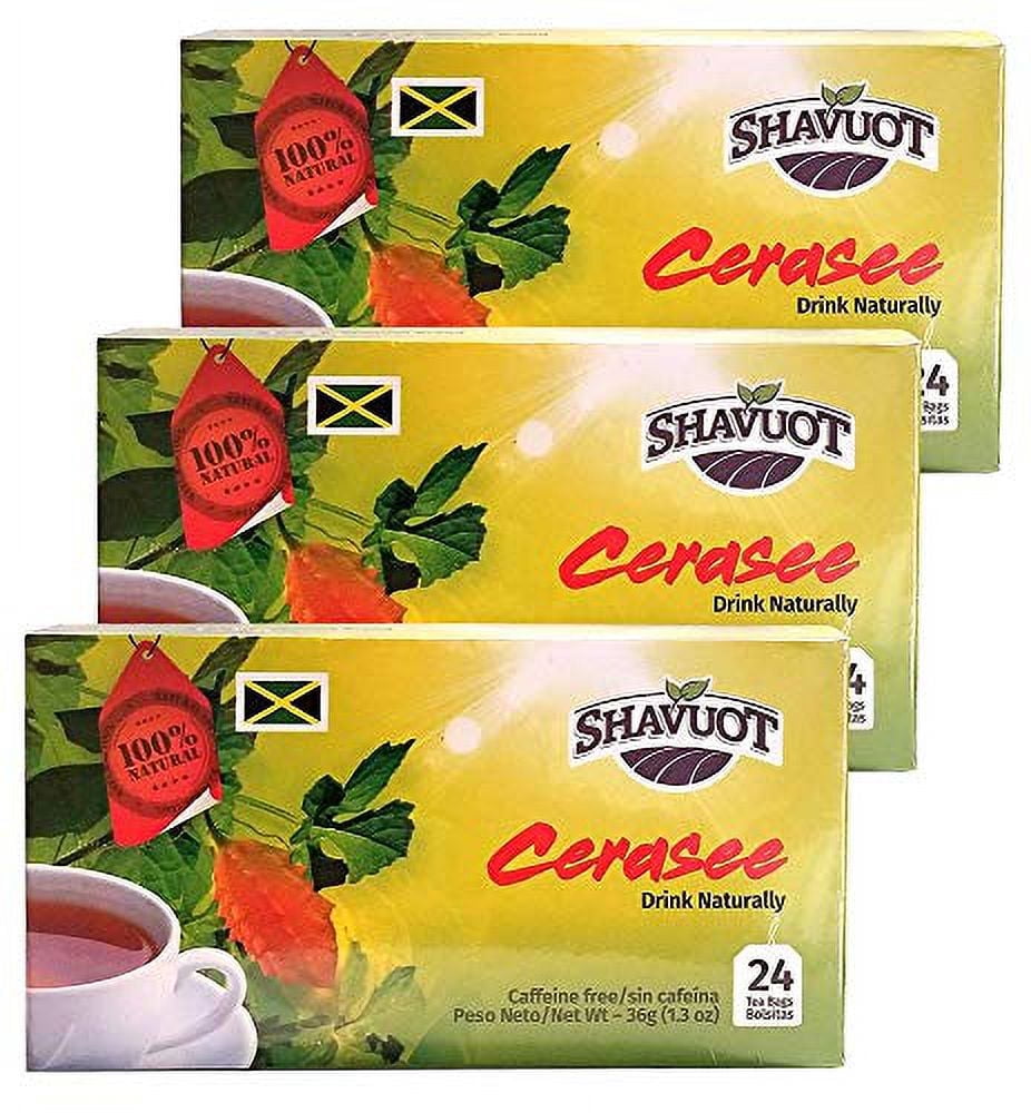 Shavuot Herbal Jamaican Cerasee Tea, 24 Tea Bags (Pack of 3) - Walmart.com