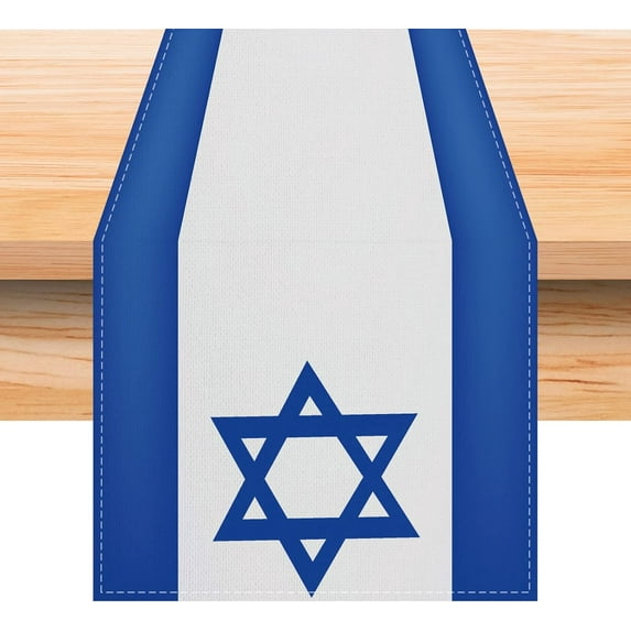 Shavuot Linen Table Runner Sukkot Jewish Purim Passover Pesach Rosh ...