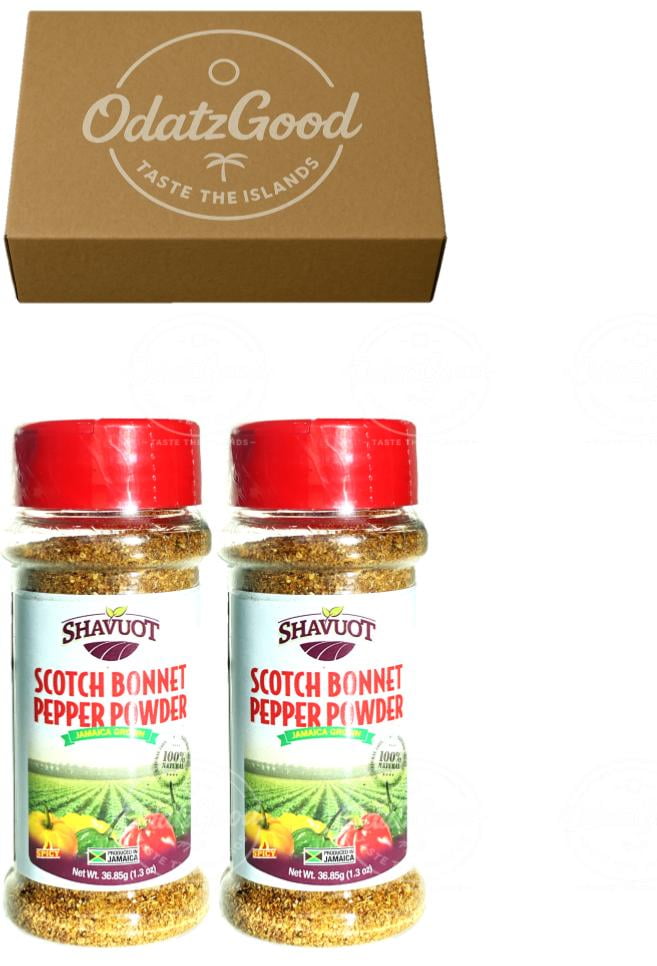 Shavuot Scotch Bonnet Powder 1.3oz (36.85g) 2-Pack – Product of Jamaica ...