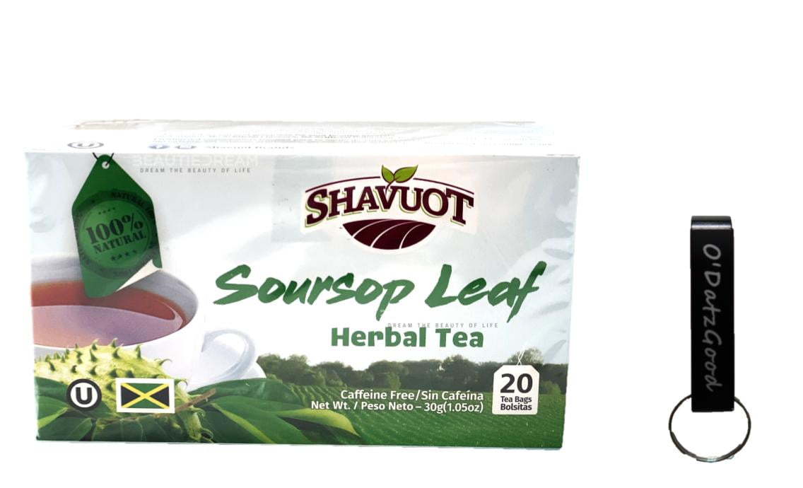 Shavuot Soursop Tea 20 Tea Bags (30g) Pack of 1 Packaged w/ ODatzGood - Walmart.com