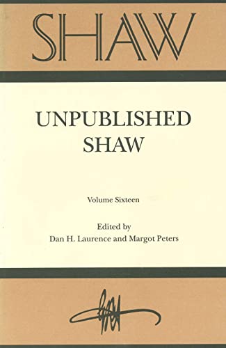 Pre-Owned Shaw: 16 (Shaw: The Annual of Bernard Shaw Studies) (Annual ...