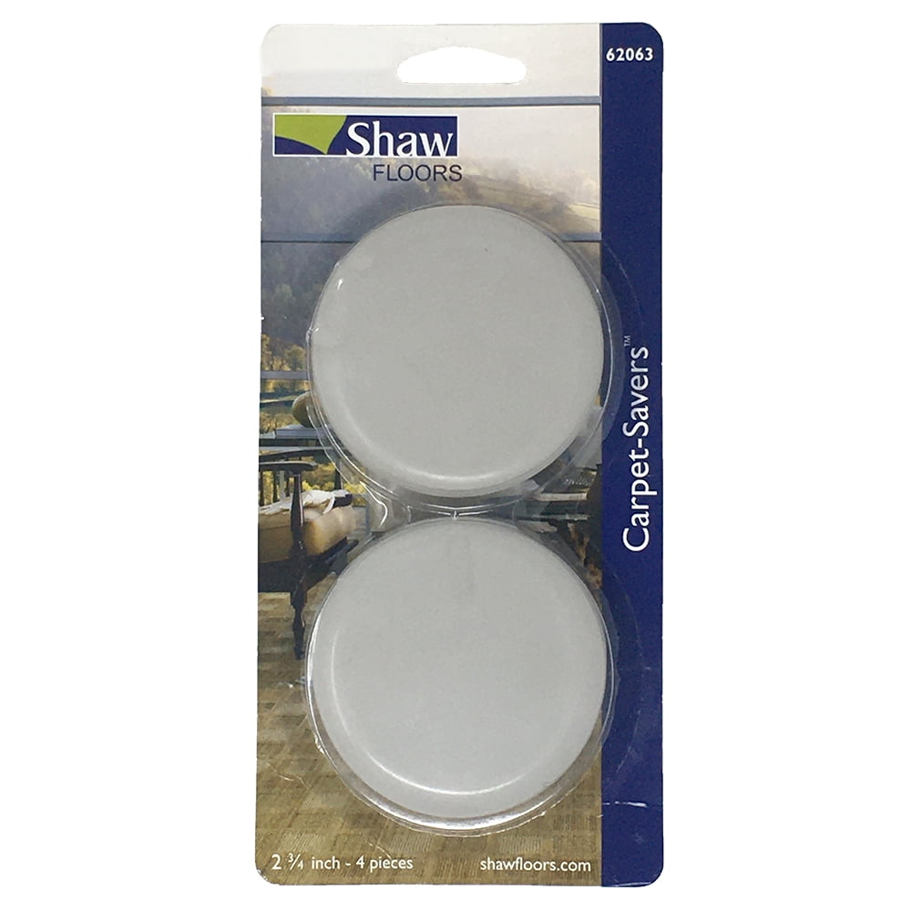 Shaw Floor Savers 2 3/4" Carpet Saver Sliders 4 piece - Walmart.com