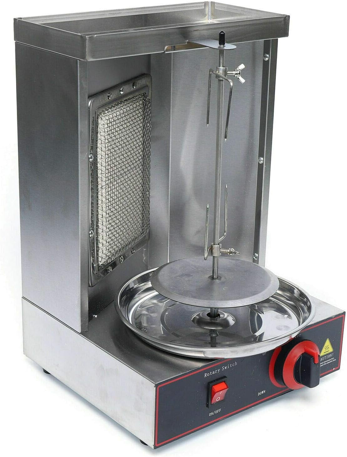 Shawarma Grill Machine, 110V LPG Gas Doner Kebab Machine Rotating ...
