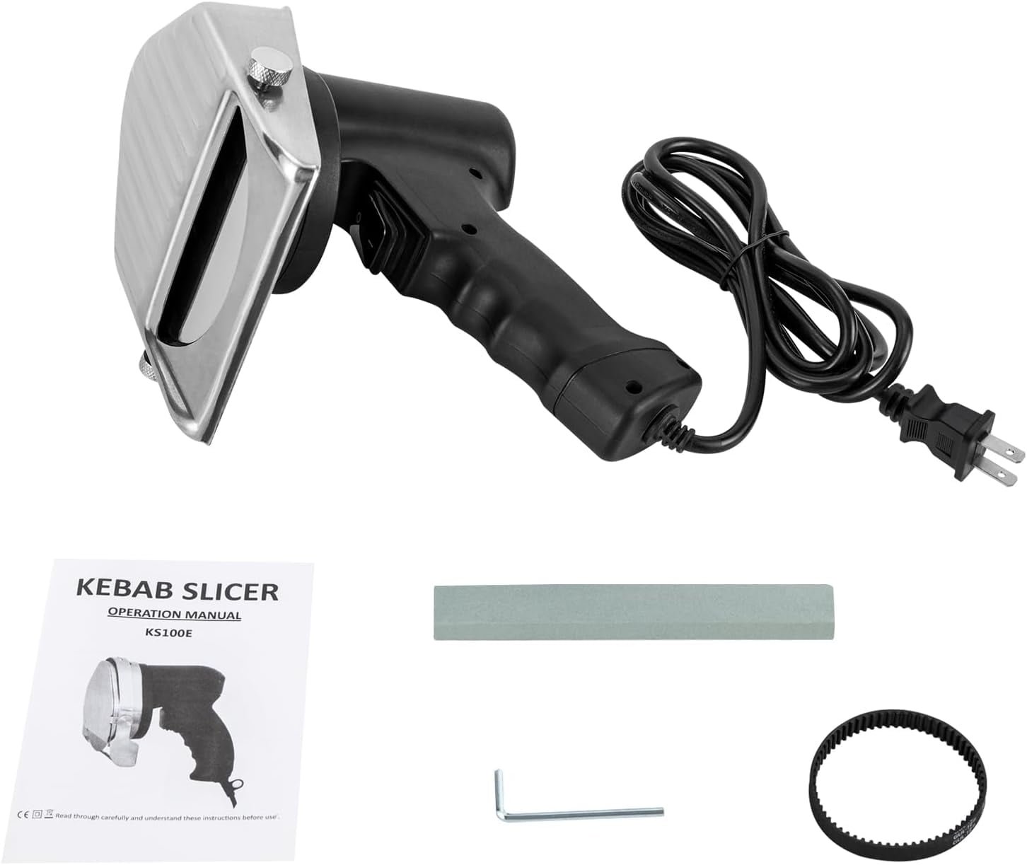 Shawarma Machine, 120W Portable Electric Gyro Kebab Slicer Cutting ...