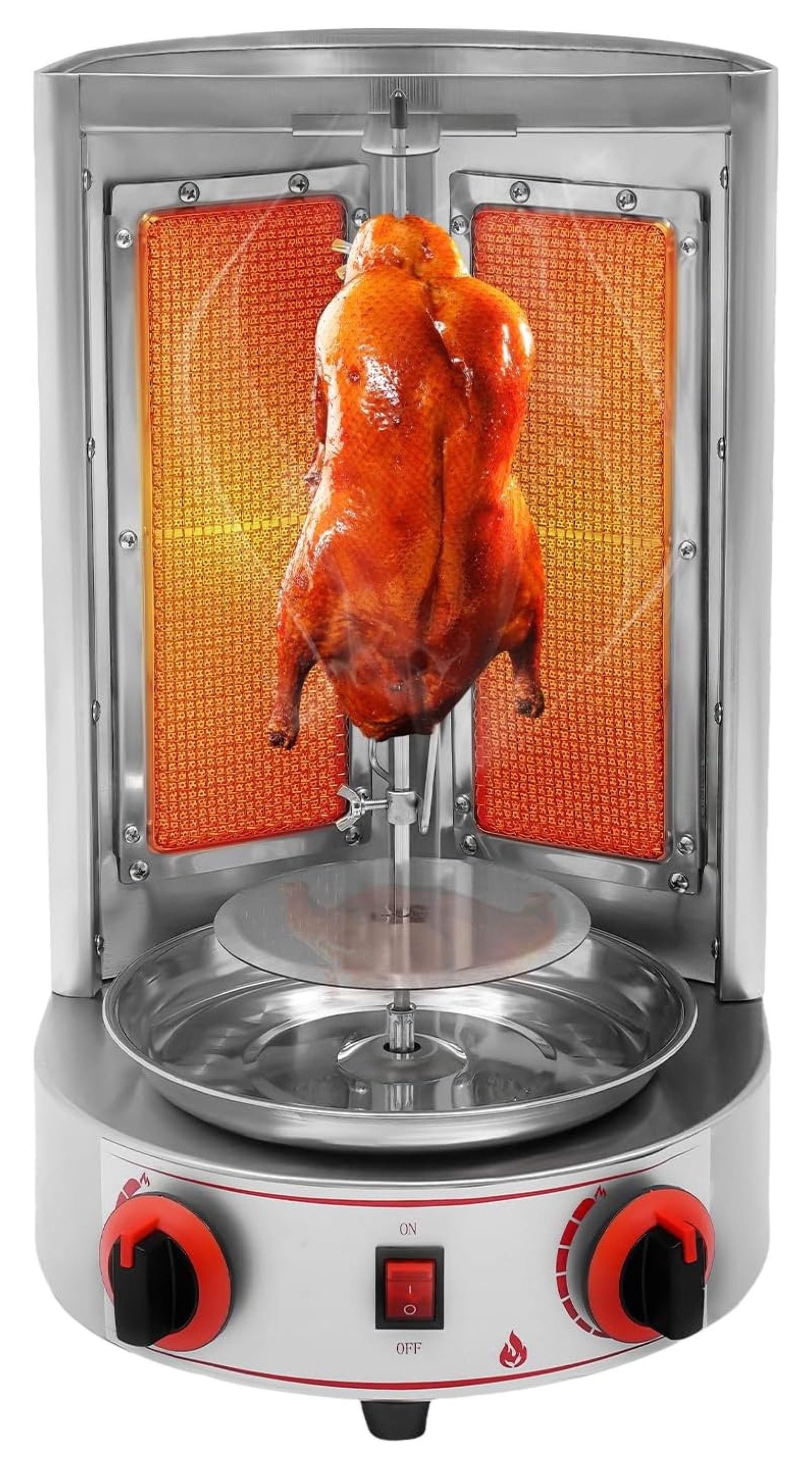 Shawarma Machine Doner Kebab Grill, 110V 3000W Vertical Gyro Gas Grill ...