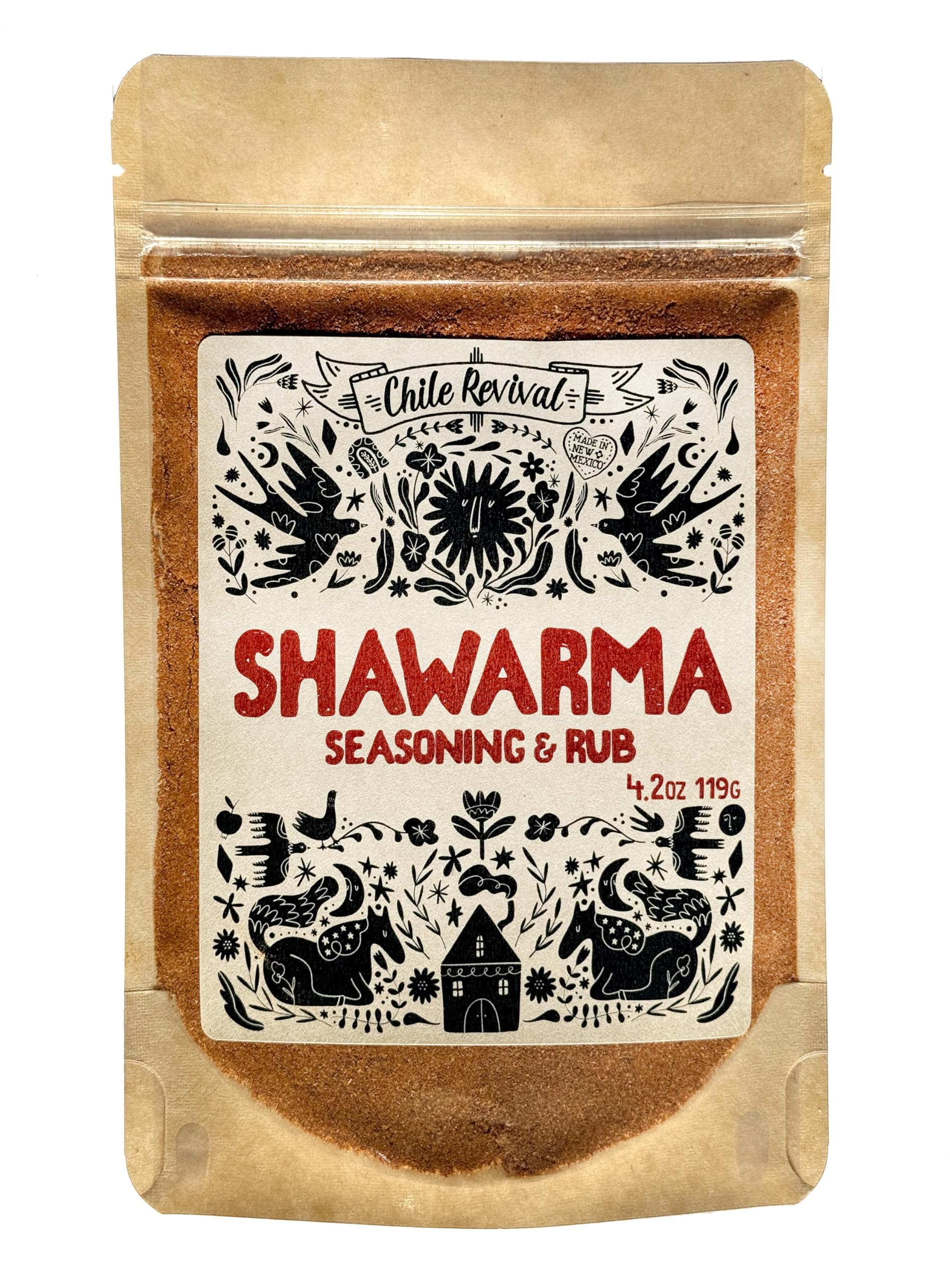 Shawarma Seasoning and Rub STF9 From Chile Revival 4.2oz - Walmart.com