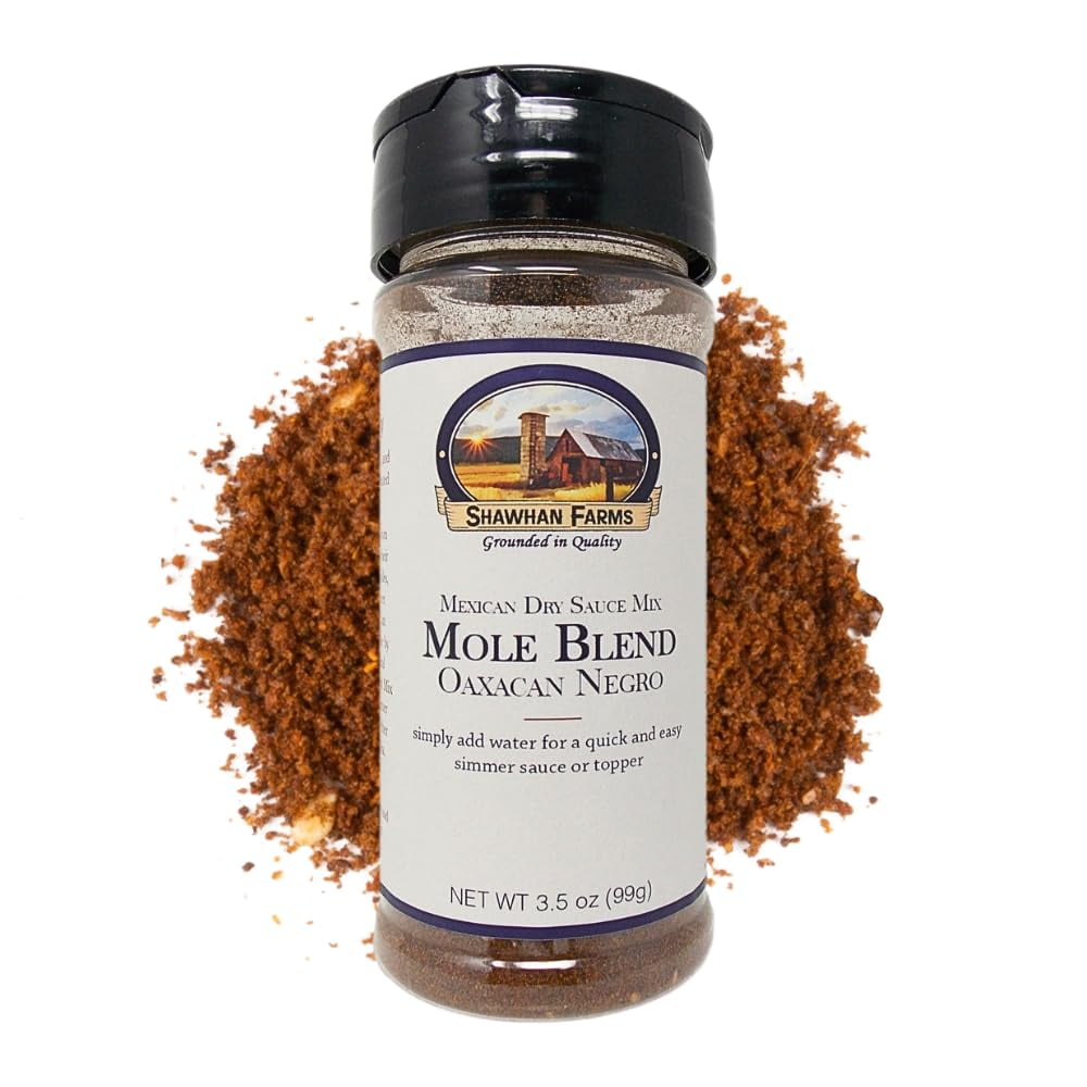 Shawhan Farms Mexican Mole IRF13 Dry Sauce Mix - Oaxacan Negro Blend ...