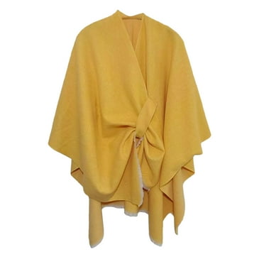 Women's Travel Shawl Wrap Open Front Poncho Cape for Fall Winter - Walmart.com
