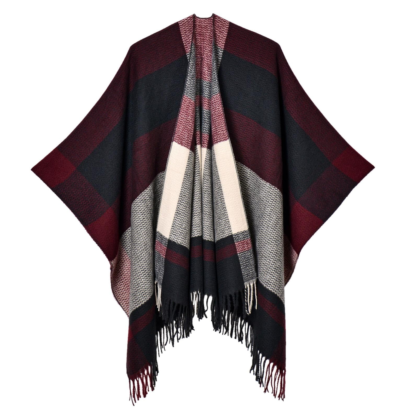 Shawl Wraps for Women Plus Size Elegant Winter Open Front Scarf Poncho ...