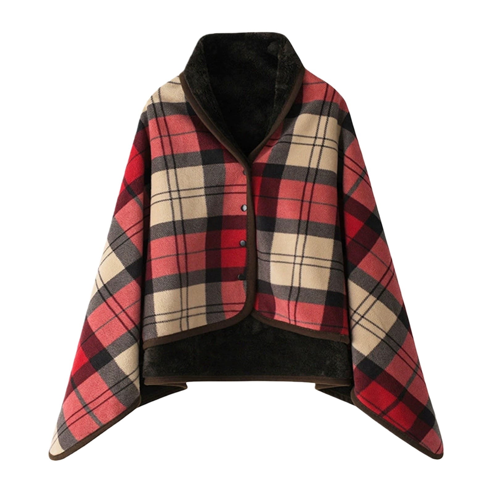 Shawl Wraps for Women Women's Winter Coral Fleece Double Layer ...