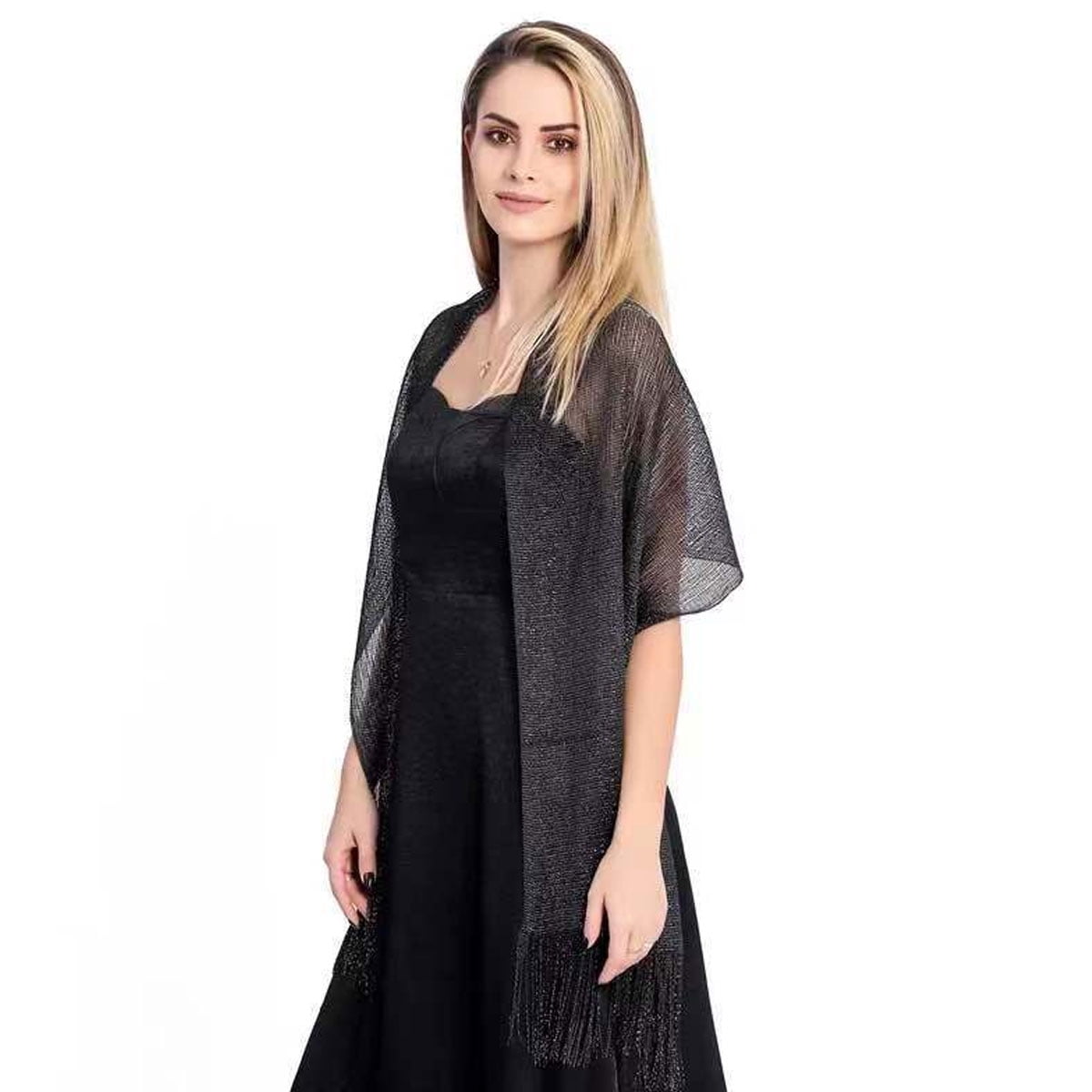 Shawls and Wraps for Evening Dresses, Glitter Shawls for Women ...