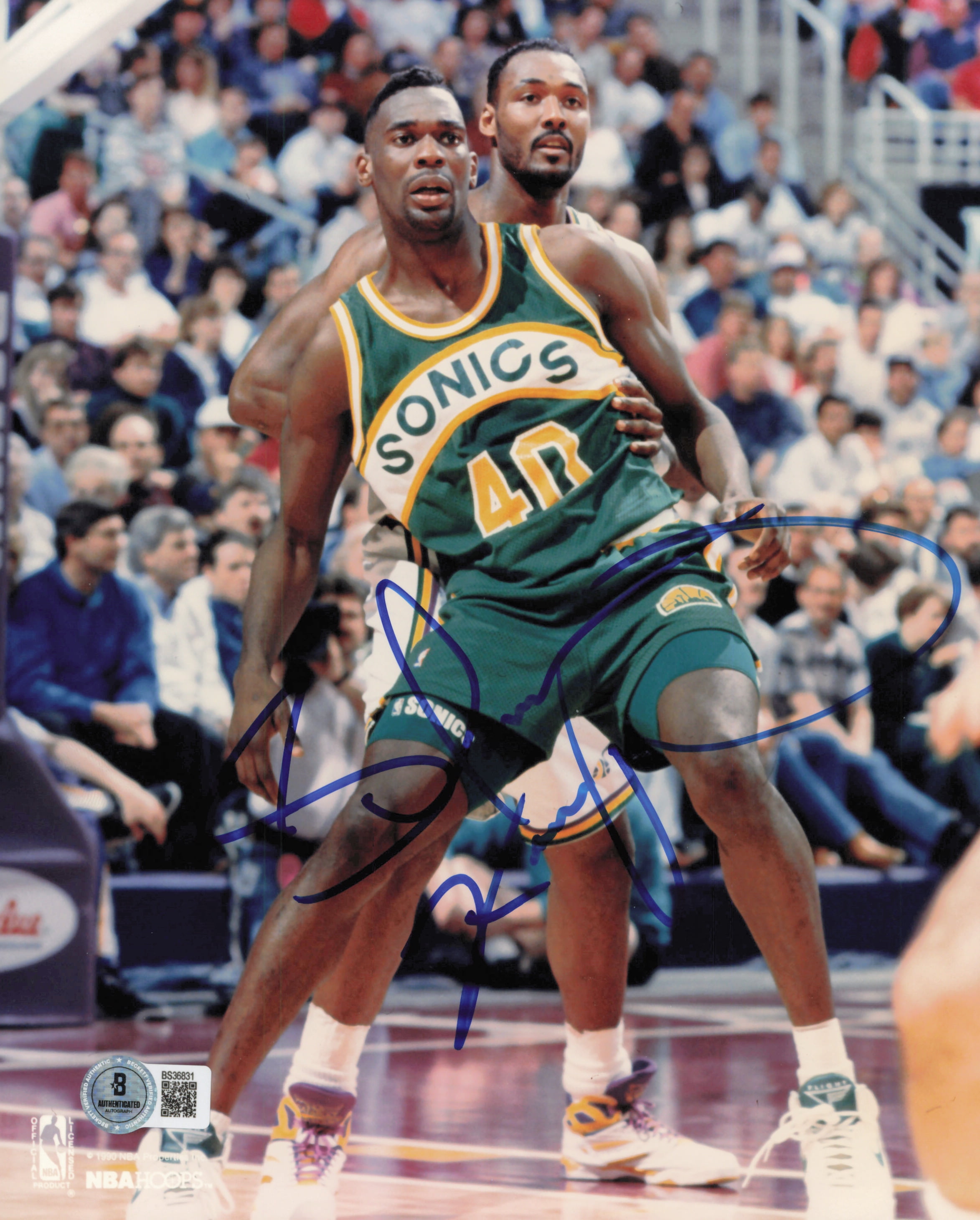 Shawn Kemp Autographed 8x10 Photo Seattle Supersonics Vintage Signature ...