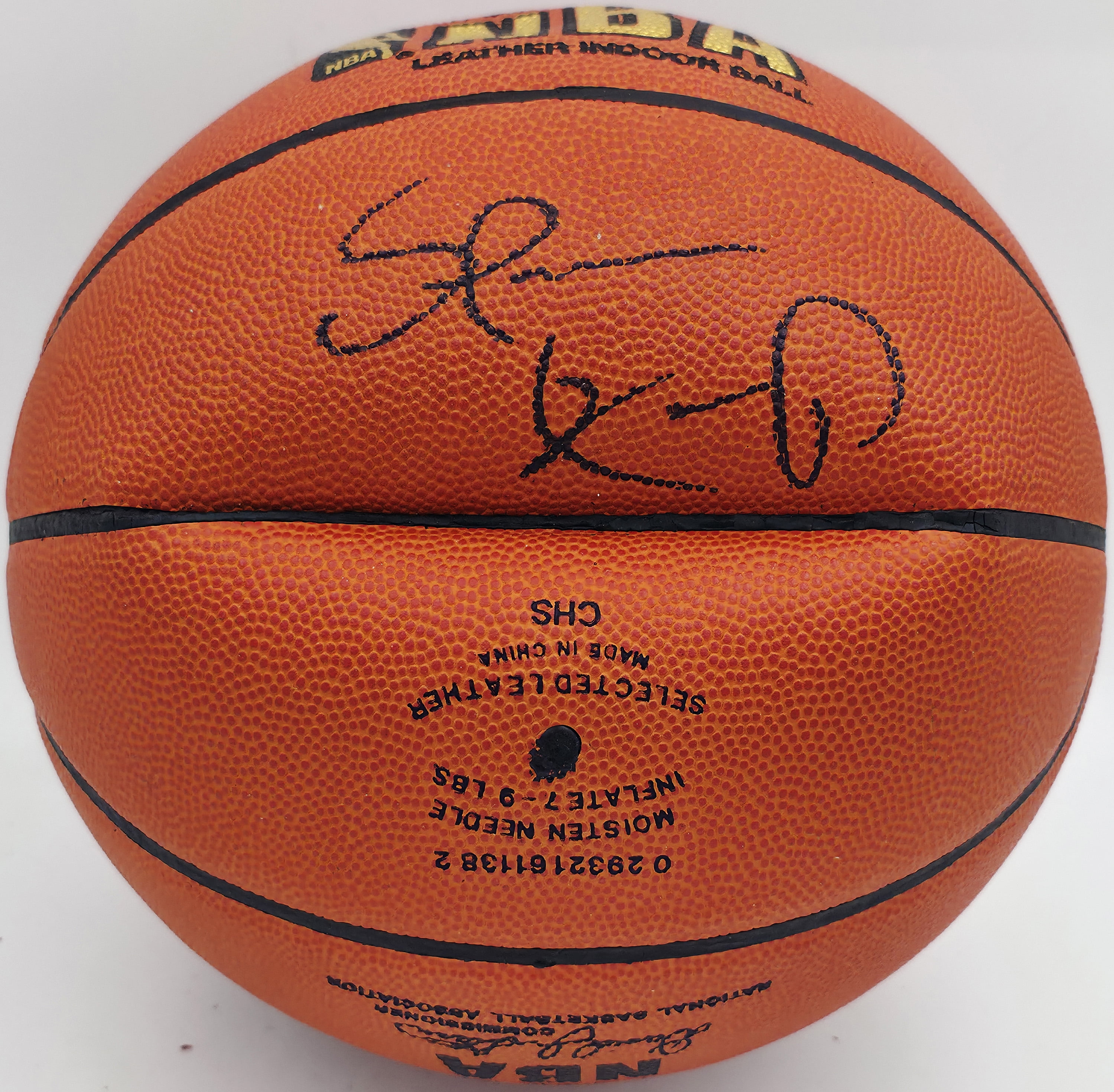 Shawn Kemp Autographed Official NBA Leather Basketball Seattle ...