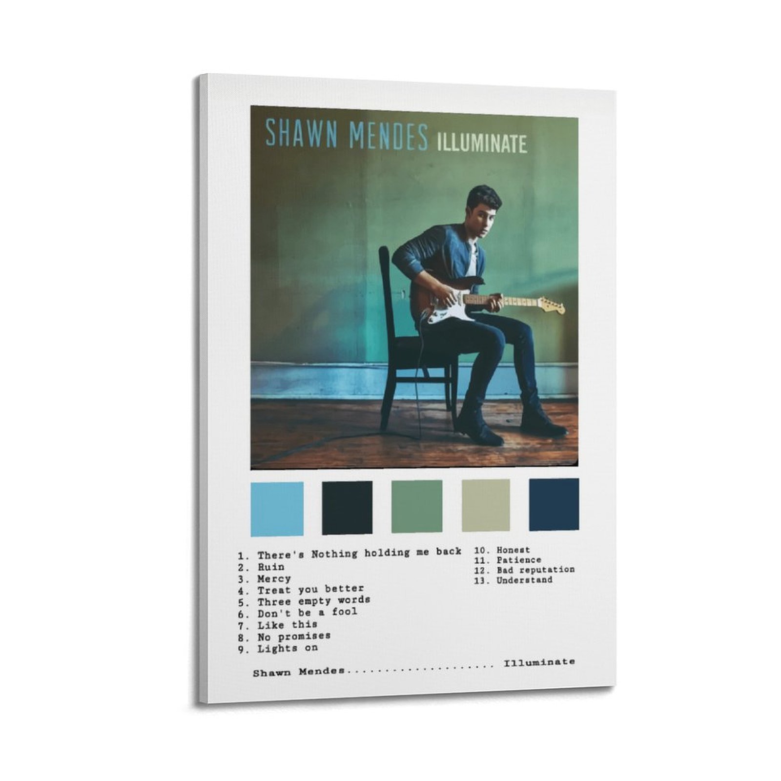 Shawn Mendes Painting Vintage Poster Picture Print Wall Art Poster ...