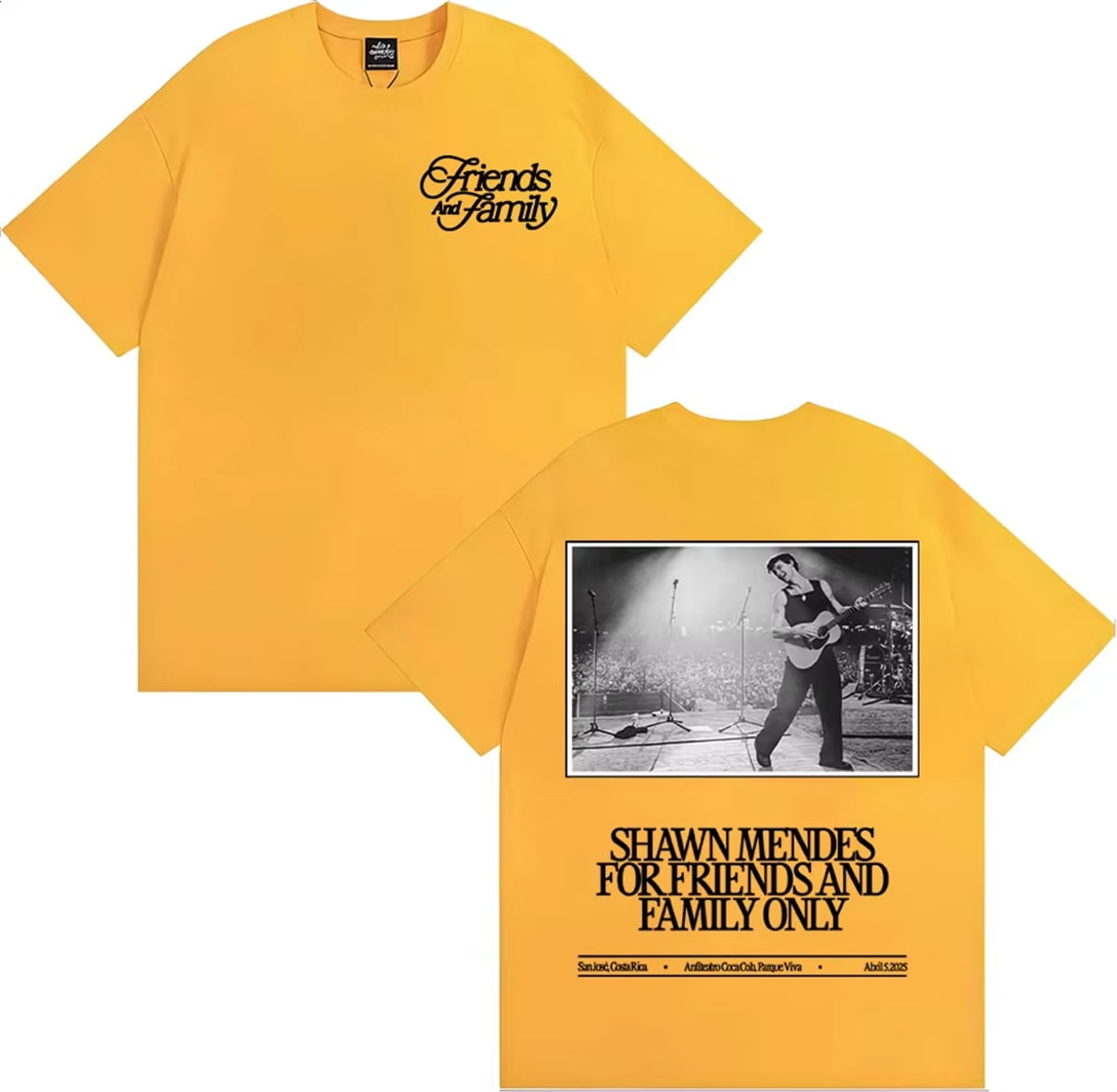 Shawn Mendes Tour 2025 T-Shirt Unisex Short Sleeve Round Neck Tee ...