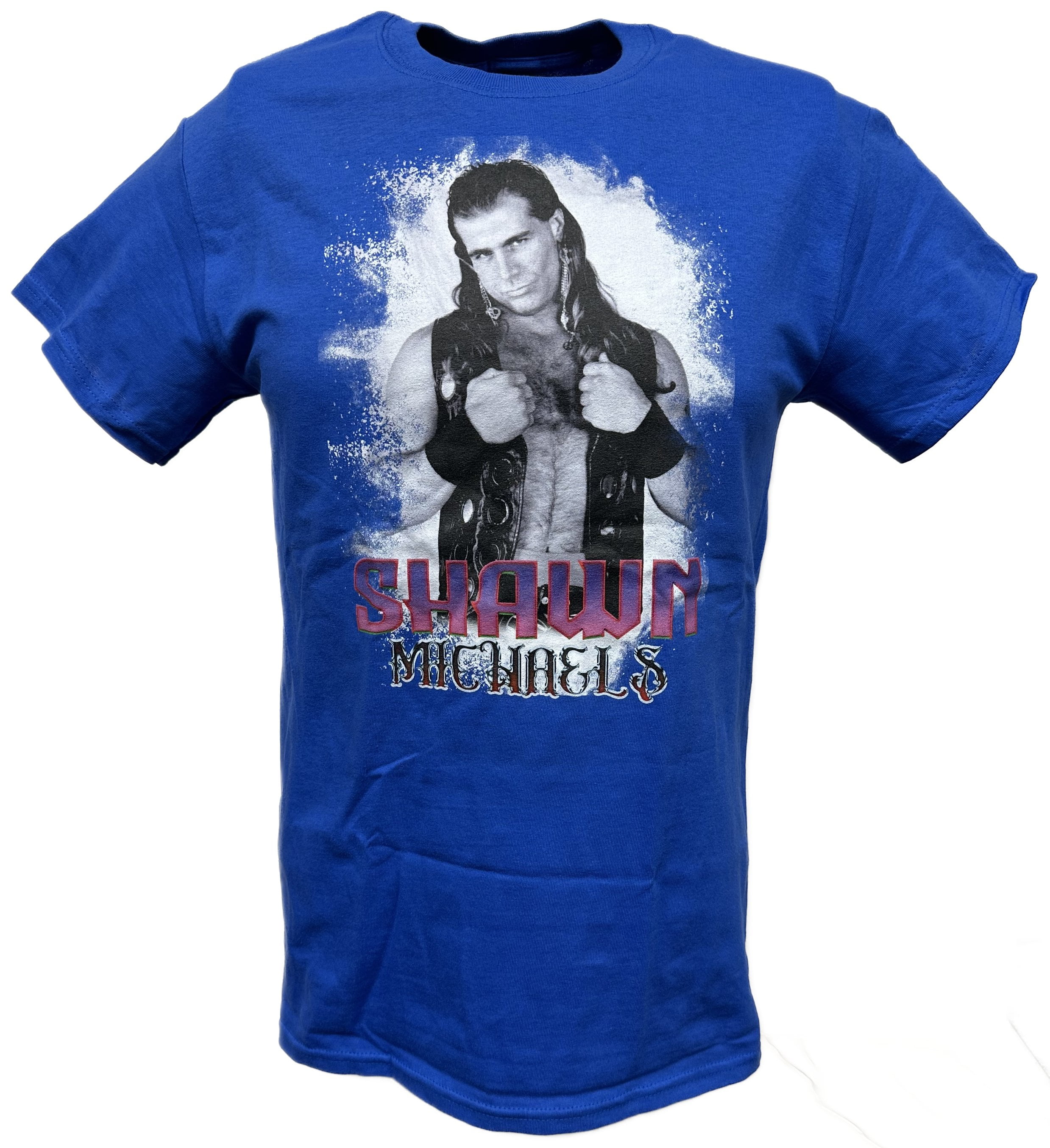 Shawn Michaels The Showstopper WWE Mens Blue T-shirt - Walmart.com