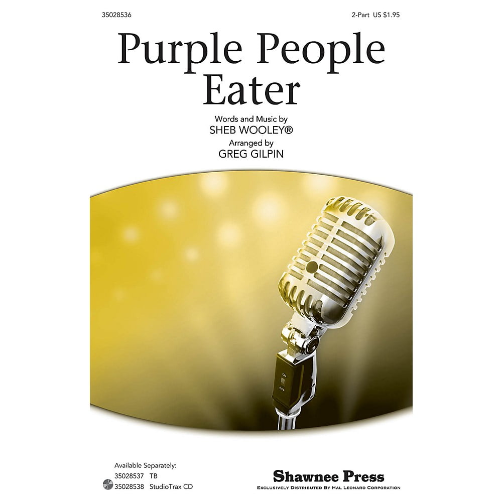 Shawnee Press Purple People Eater Studiotrax CD by Sheb Wooley Arranged ...
