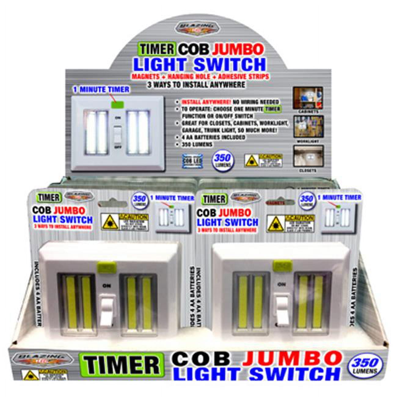 Shawshank LEDz 244147 Timer Jumbo Light Switch - Walmart.com