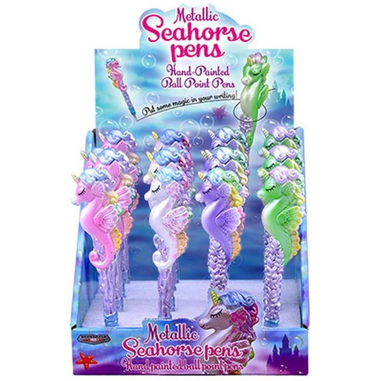Shawshank LEDz 260414 Metallic Seahorse Pen - Pack of 16 - Walmart.com