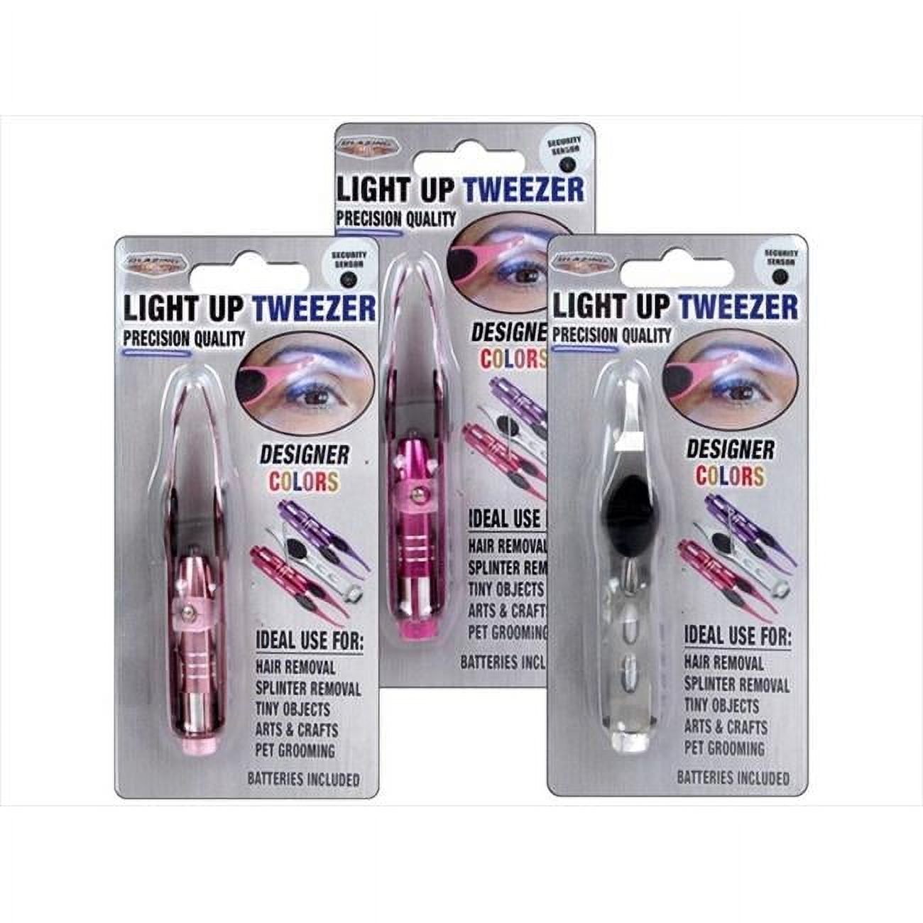 Shawshank LEDz LEDz Tool Light Up Tweezer - Assorted Colors - Walmart.com