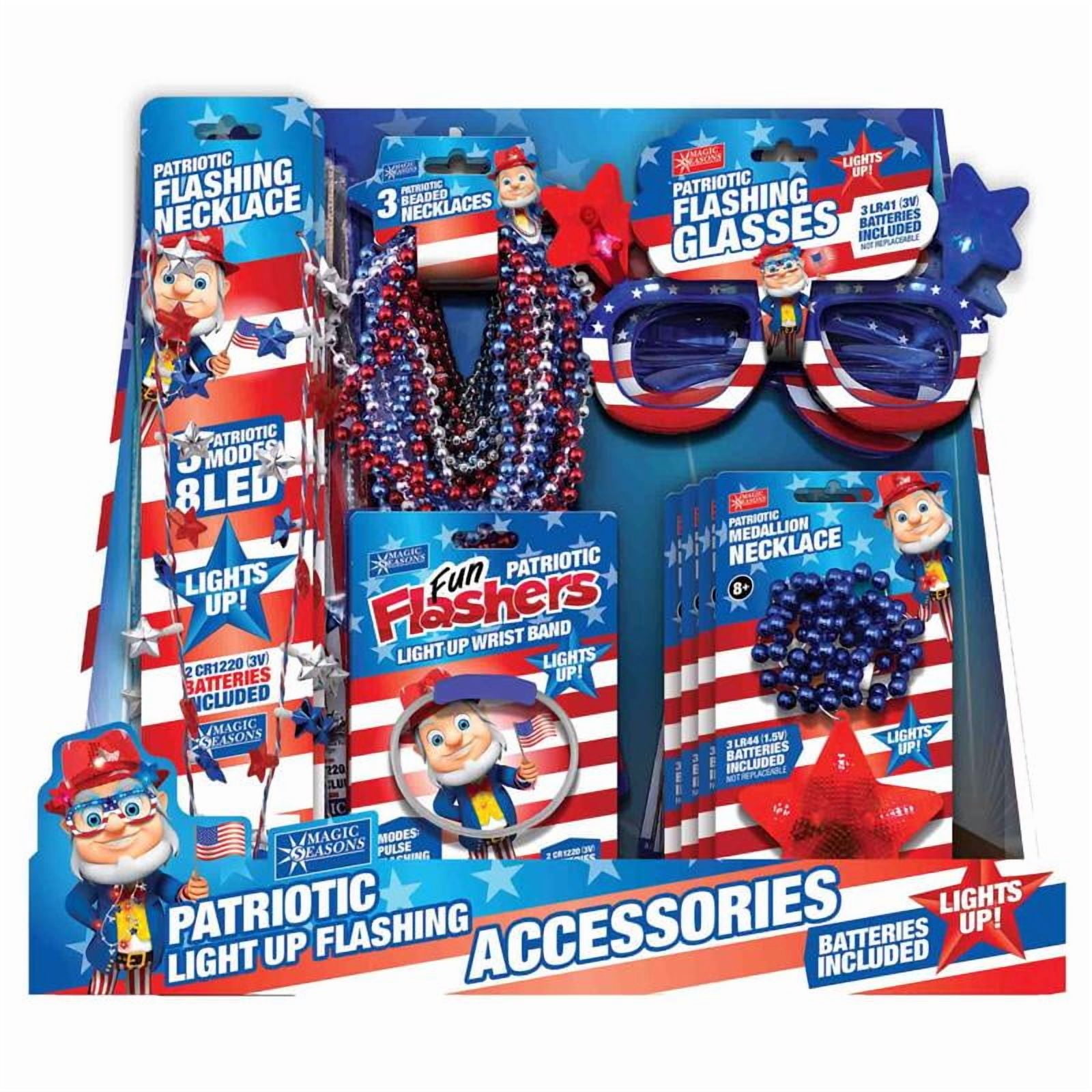 Shawshank LEDz Magic Seasons Patriotic Flashing Accessories 1 pk ...