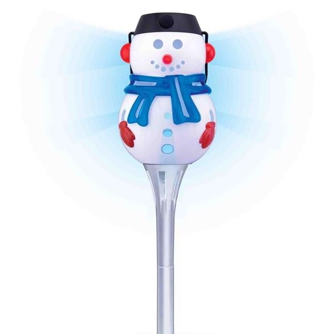 Shawshank LEDz Shimmering Snowman Flicker Flame Pathway Light - Pack of ...