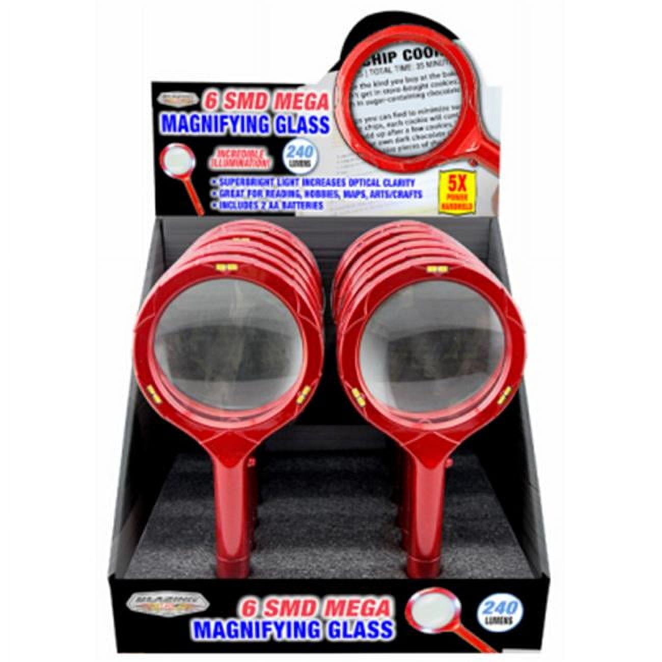 Shawshank Ledz 6 SMD Mega Magnifying Glass - Walmart.com