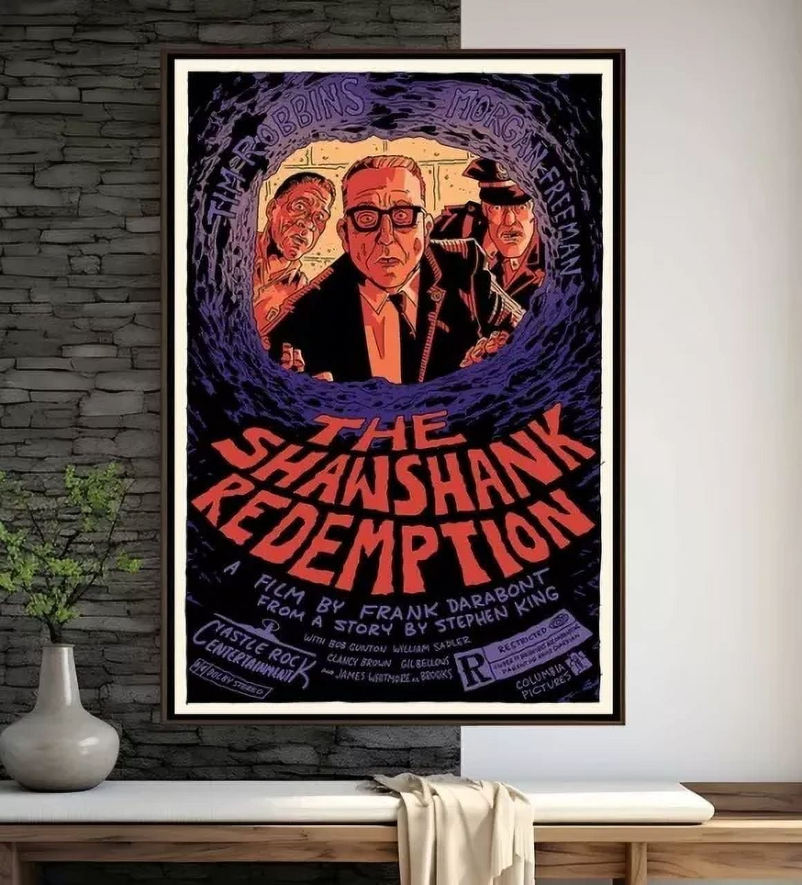The Shawshank Redemption Movie Poster, High Quality Print, Movie Art ...