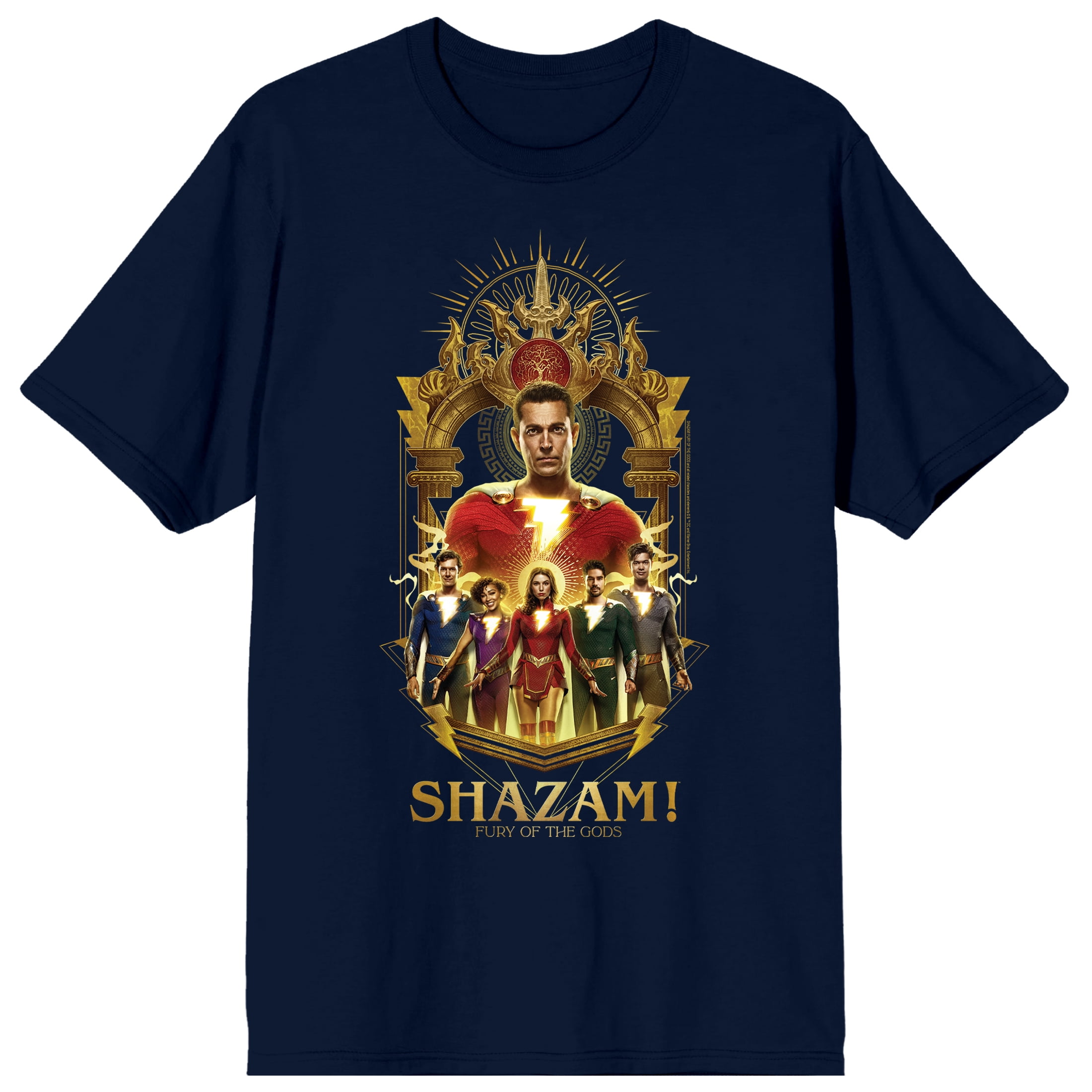 Shazam 2 Fury Of The Gods Shazam Family & Thrones Crew Neck Short ...