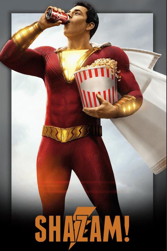 Shazam! (2019) 24x36 Movie Poster, Zachary Levi, Action Adventure ...