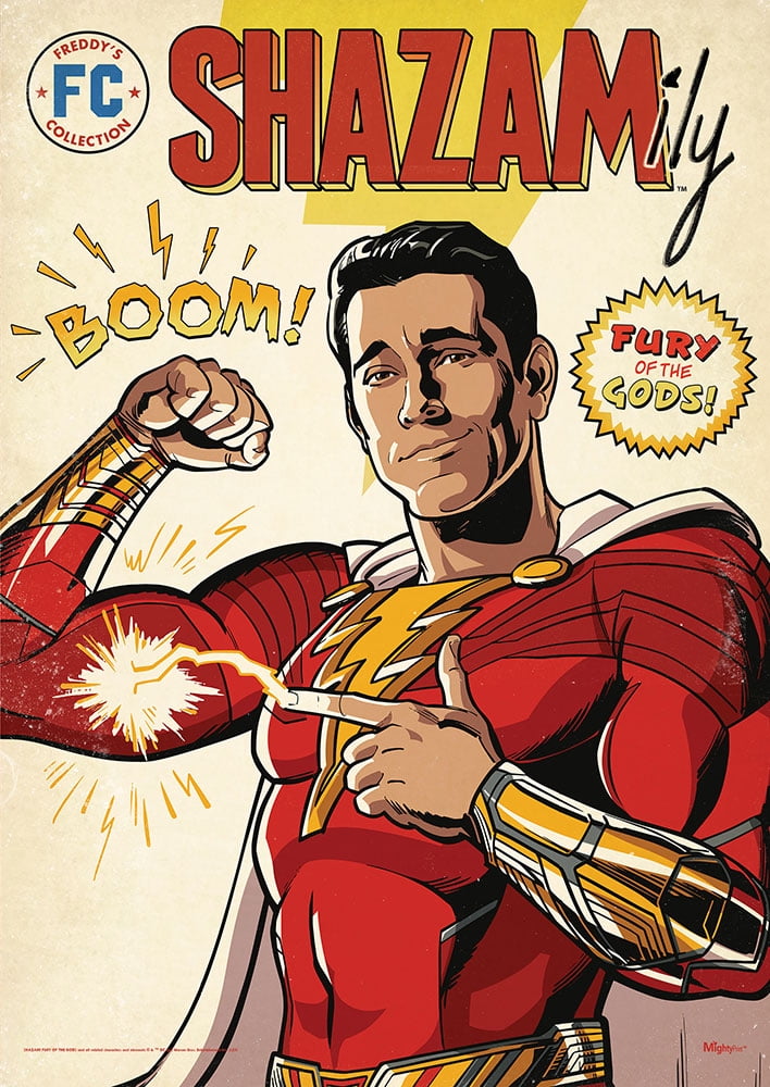 Shazam! Fury Of The Gods (Shazamily) MightyPrint™ Wall Art - Walmart.com