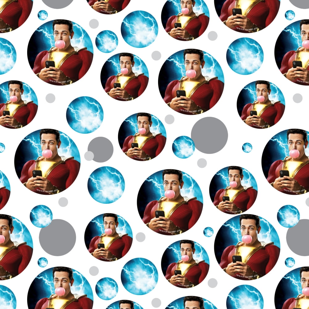 Shazam! Movie Bubblegum Poster Premium Gift Wrap Wrapping Paper Roll ...