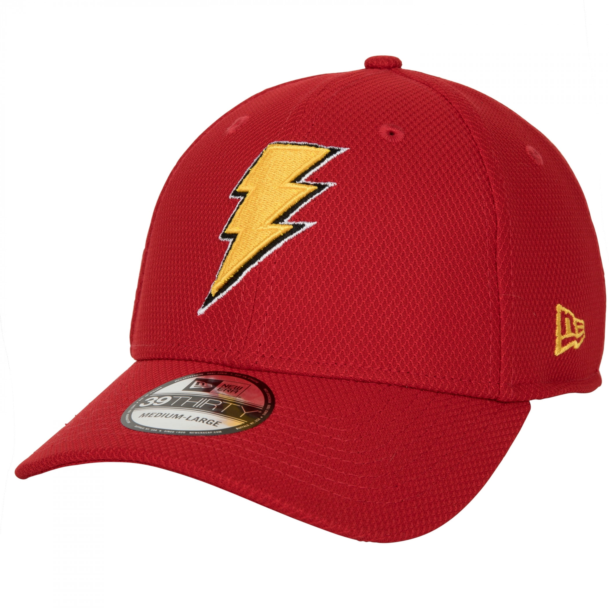 Shazam Symbol 39Thirty Fitted Hat-Small/Medium - Walmart.com