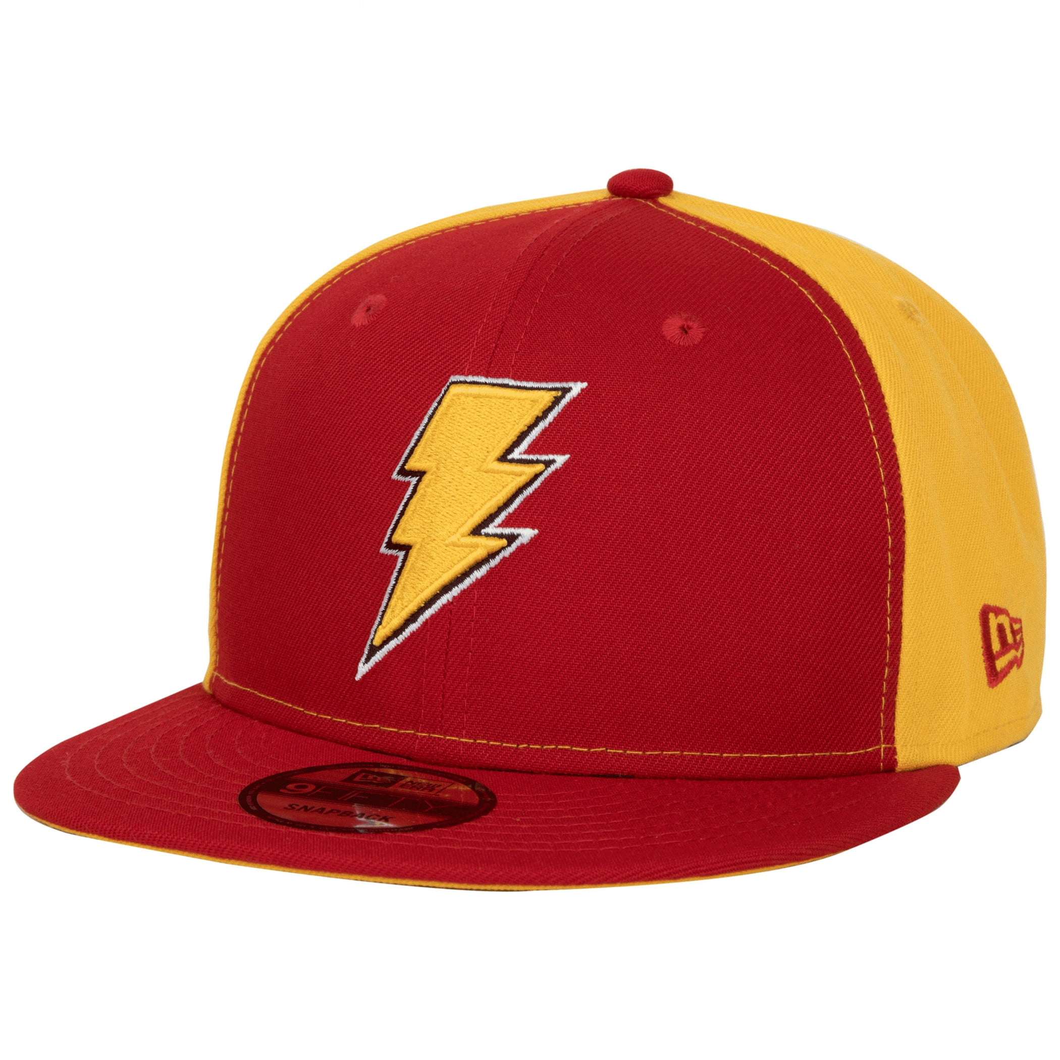 Shazam Symbol Red and Gold Colorway New Era 9Fifty Adjustable Hat ...