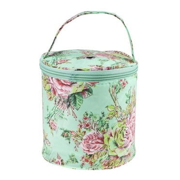 SuoKom Large Knitting Yarn Storage Bag, Wool Holder Organizer, Round ...