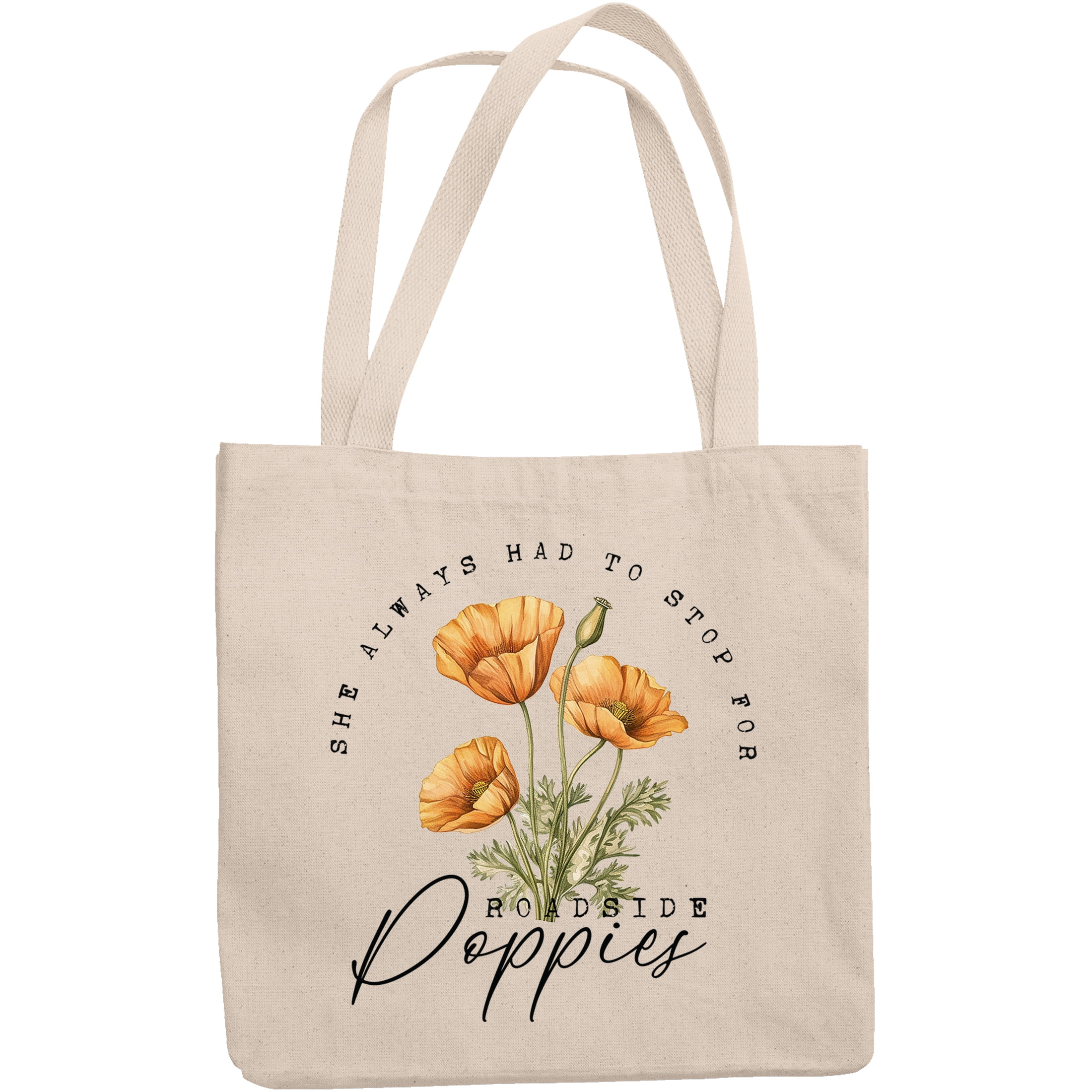 She Always Had to Stop for Roadside Poppies with a Hand Drawn Poppy ...