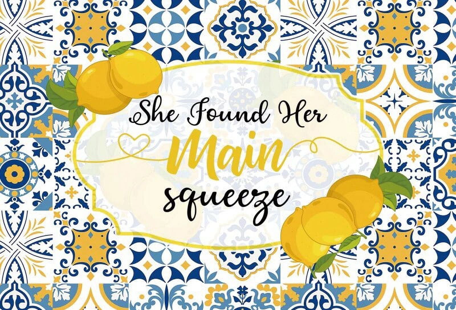 She Found her Main Squeeze Background Lemon Bridal Shower Lemonade ...
