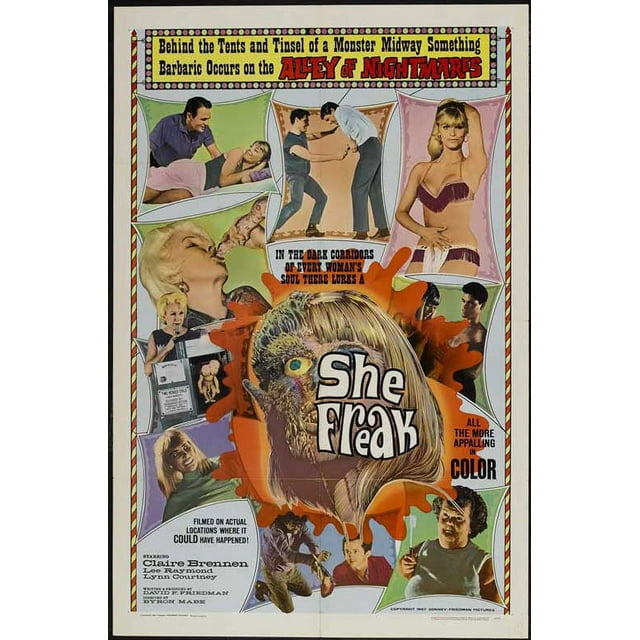 She Freak - movie POSTER (Style A) (27" x 40") (1967) - Walmart.com