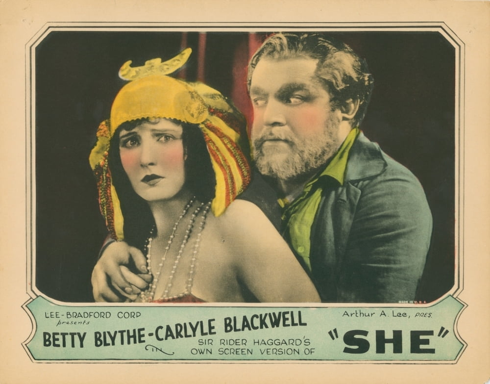 She From Left: Betty Blythe Heinrich George 1925. Movie Poster Masterprint (14 x 11) - Walmart.com