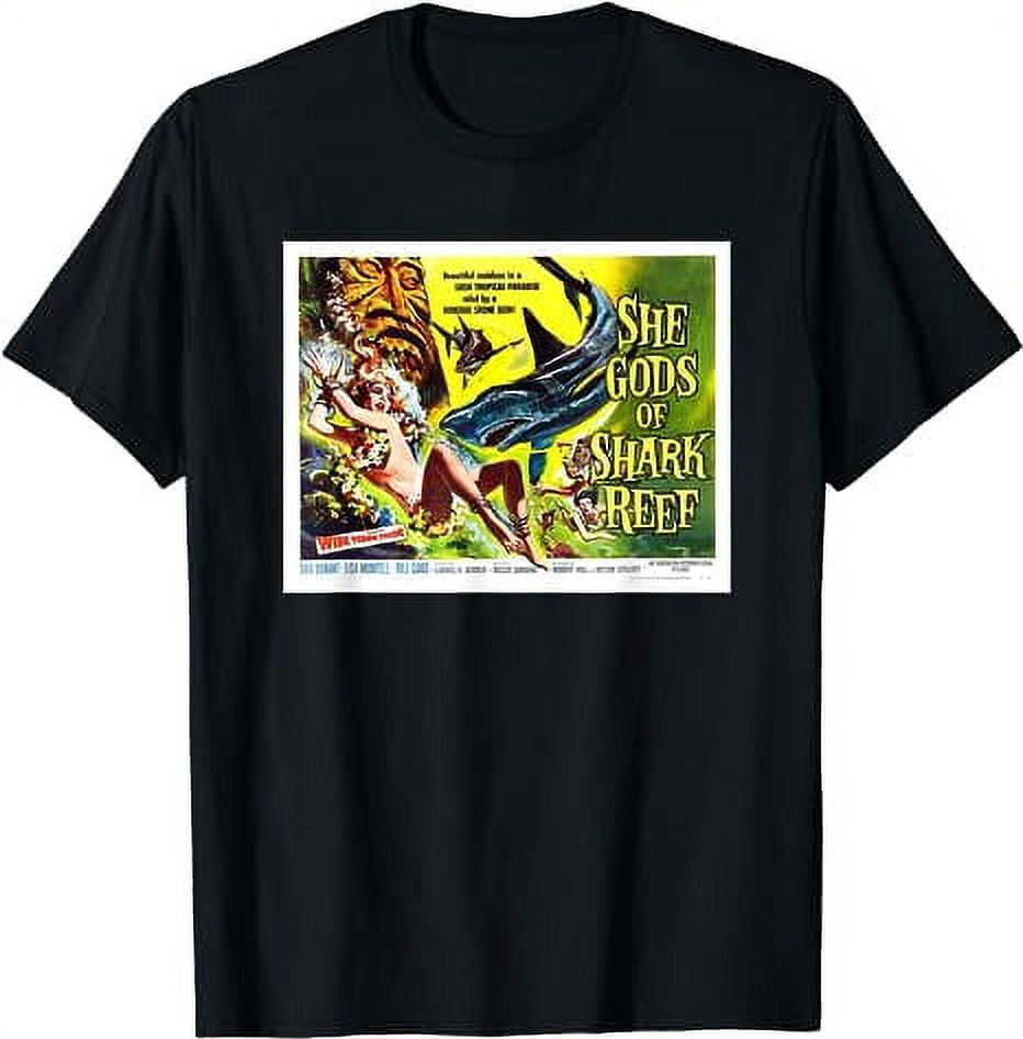 She Gods Of Shark Reef Vintage Cinema Poster TShirt - Walmart.com