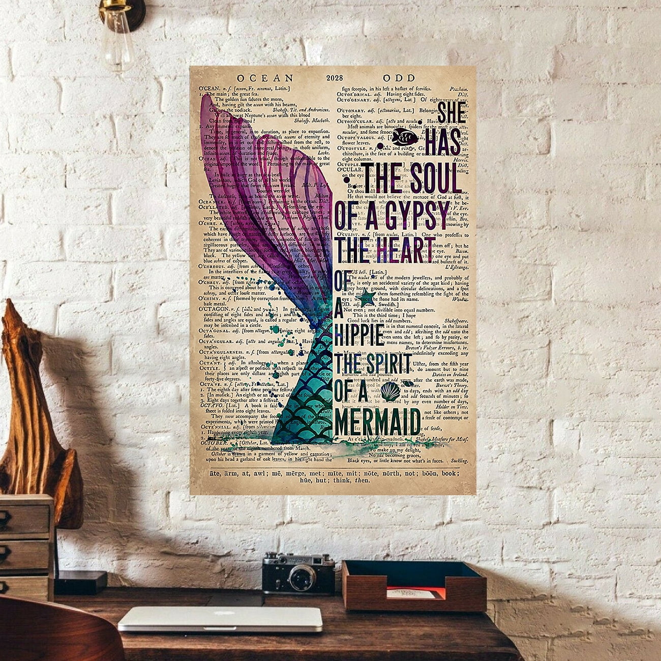 She Has The Soul Of A Gypsy Poster 24 x 36 Inch Poster - Walmart.com