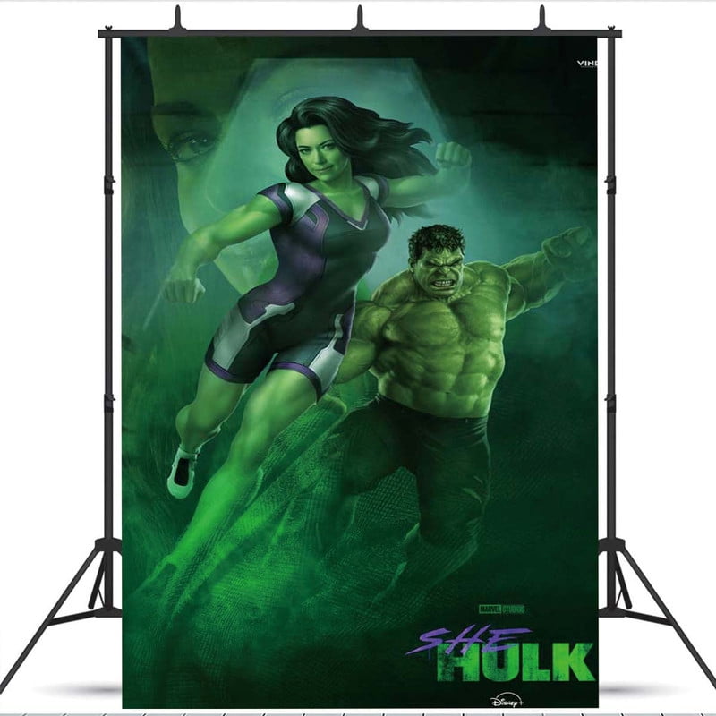 She Hulk Party Supplies Taspestry Poster Banner Backdrop Background ...